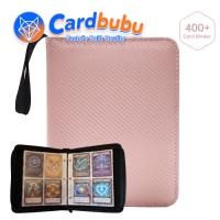 China OEM  Trading Card Binder 4 Pockets Zipper Closure  Pokemon Card Book for sale