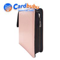 China OEM  Trading Card Binder 4 Pockets Zipper Closure  Pokemon Card Book for sale