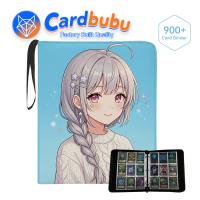 China Portable Trading Card Binder 8 Colors PU Pokemon Trading Card Book for sale