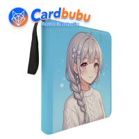 China Portable Trading Card Binder 8 Colors PU Pokemon Trading Card Book for sale