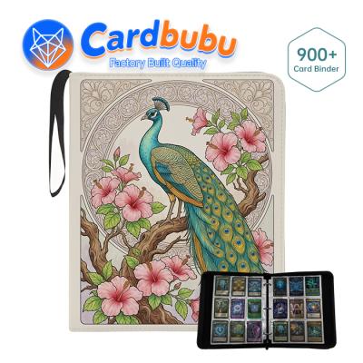 China OEM MTG  Trading Card Binder Customer'S Logo Game Companies 4 Pocket Binder for sale