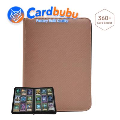 China Integrated Big Pokemon Card Binder Zipper Eco Trading Card Holder Book for sale