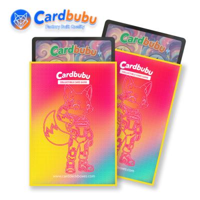 China Portable Custom Card Sleeves High Definition Textured Card Protector Sleeves for sale