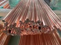 China Cu 99.99% Copper Round Bar Rectangular H59 H62 1.0-200mm GB T19849-2005 for sale
