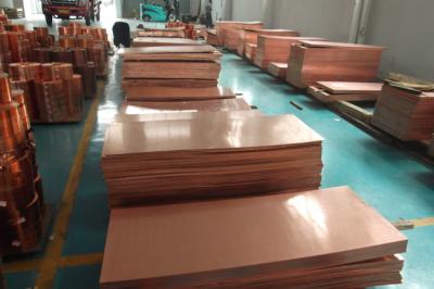 China 99.99% Purity Copper Sheet Metal Plate AISI ASTM GB EN DIN JIS Standard for sale