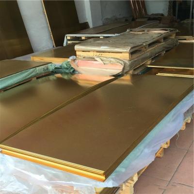 China H68 H65 H62 Copper Sheet Metal CuZn37 C27200 Brass Metal Plate for sale