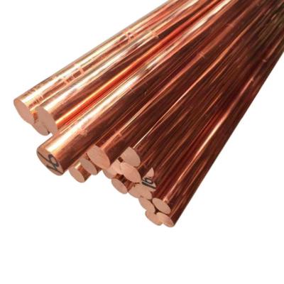 China Cu 99.99% Copper Round Bar Rectangular H59 H62 1.0-200mm GB T19849-2005 for sale