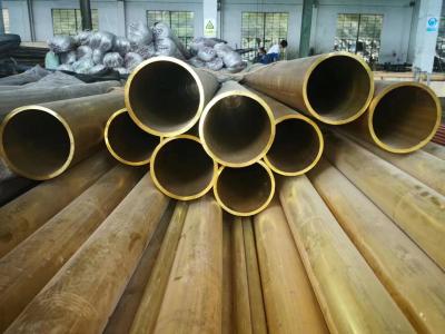 China Seamless Straight Brass Copper Pipe Tube Polished Bright Oiled for sale