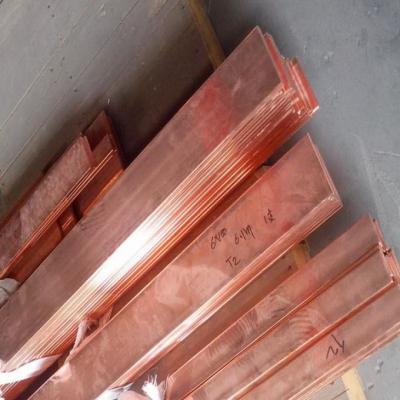 China C10100 C10200 Copper Row Polished Copper Flat Busbar for sale