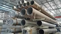 China Brushed Sand Blasted 6063 aluminium alloy tube for sale