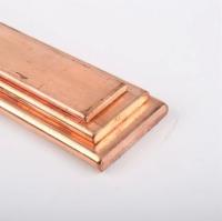 China Cu Min 99.99% Copper Flat Bar ASTM DIN Standards Copper Busbar for sale