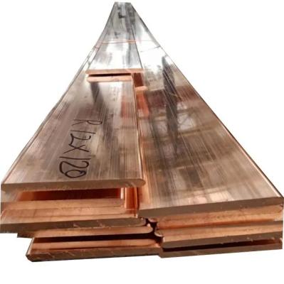 China Bending Welding Decoiling Copper Row ASTM DIN Copper Flat Bar for sale