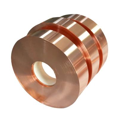 China Rounded Smooth Copper Strip Roll ASTM 10mm Copper Strip for sale