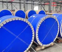 China PVC Coated Textured Aluminum Coil 1070 1100 Purity for sale