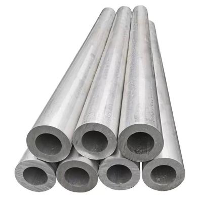 China Round 6063 Aluminium Tube Pipe Brushed Sand Blasted for sale