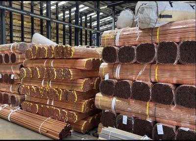 China Cu ETP Copper Pipe Tube Refrigerator 4mm Od Brass Tube for sale