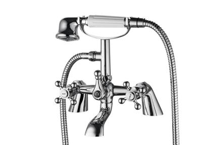 China Ceramic Valve Wall Mounted Bath Mixer Brass Material with Diverter T8060 for sale