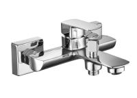 China Chrome Wall Mounted Bath Shower Mixer Adjustable Temperature T8031 for sale