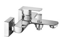 China Chrome Wall Mounted Bath Shower Mixer Adjustable Temperature T8031 for sale