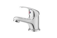 China Single Lever Monobloc Chrome Polished Basin Mixer  for Home T8022NW for sale