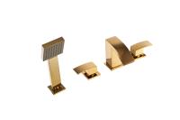 China Brass Gold Wall Mounted Basin Concealed Mixer 0.5-3.0 bar Pressure T8321AE for sale