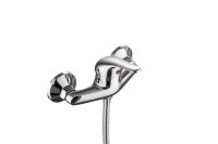 China Chrome Modern Coral Wall Mounted Shower Mixer Contemporary Single Handle T8025AR for sale