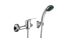 China Chrome Modern Coral Wall Mounted Shower Mixer Contemporary Single Handle T8025AR for sale