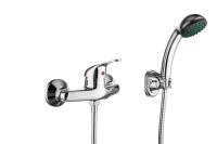 China Chrome Modern Coral Wall Mounted Shower Mixer Contemporary Single Handle T8025AR for sale