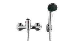China Chrome Modern Coral Wall Mounted Shower Mixer Contemporary Single Handle T8025AR for sale