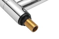 China Chrome Finished Brass Shower Bath Mixer Double Handle Ceramic Valve T8204 for sale