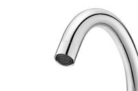 China Double Handle Mono Mixer Kitchen Tap Chrome With 360 Degree Swivel Spout for sale
