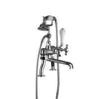 China Classical Double Handle Bath Shower Mixer With 3 Years Warranty for sale