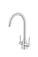 China Easy Install Kitchen Mixer Faucet Brass Chrome easy operate for sale