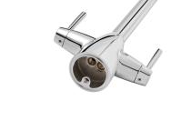China Easy Install Kitchen Mixer Faucet Brass Chrome easy operate for sale