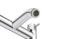 China Ceramic Modern Bath Shower Mixer One Hole Chrome Finish Faucets for sale