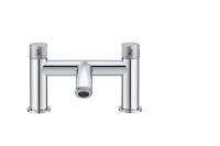 China Ceramic Modern Bath Shower Mixer One Hole Chrome Finish Faucets for sale