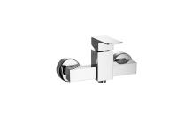 China Bath Mounted In Wall Shower Mixer Chrome Single Brass Contemporary T2064 for sale