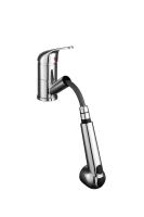 China Chrome Monobloc Kitchen Mixer Tap monobloc sink tap With Pull put Handshower for sale