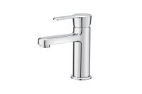 China Coral T9742W Sink Mixer Single Lever Morden Style Chrome Finish for sale