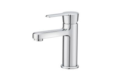 China Coral T9742W Sink Mixer Single Lever Morden Style Chrome Finish for sale