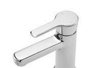 China Coral T9742W Sink Mixer Single Lever Morden Style Chrome Finish for sale