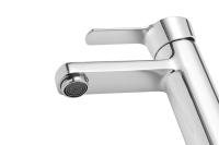 China Coral T9742W Sink Mixer Single Lever Morden Style Chrome Finish for sale