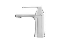 China Single Lever Contemporary Brass Bathroom Mixer Tap Monobloc Chrome for sale
