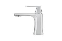 China Single Lever Contemporary Brass Bathroom Mixer Tap Monobloc Chrome for sale