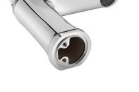 China Single Lever Contemporary Brass Bathroom Mixer Tap Monobloc Chrome for sale
