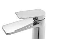 China Ceramic Valve Basin Mixer Faucet Single Lever Brass Bath Mixer T9672MW for sale