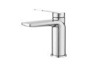 China Ceramic Valve Basin Mixer Faucet Single Lever Brass Bath Mixer T9672MW for sale