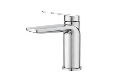 China Ceramic Valve Basin Mixer Faucet Single Lever Brass Bath Mixer T9672MW for sale
