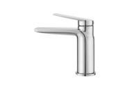China Ceramic Valve Basin Mixer Faucet Single Lever Brass Bath Mixer T9672MW for sale