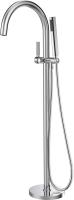 China Coral Bath Mixer Floor Mounted Sleek And Stylish Chrome finish T9090A for sale